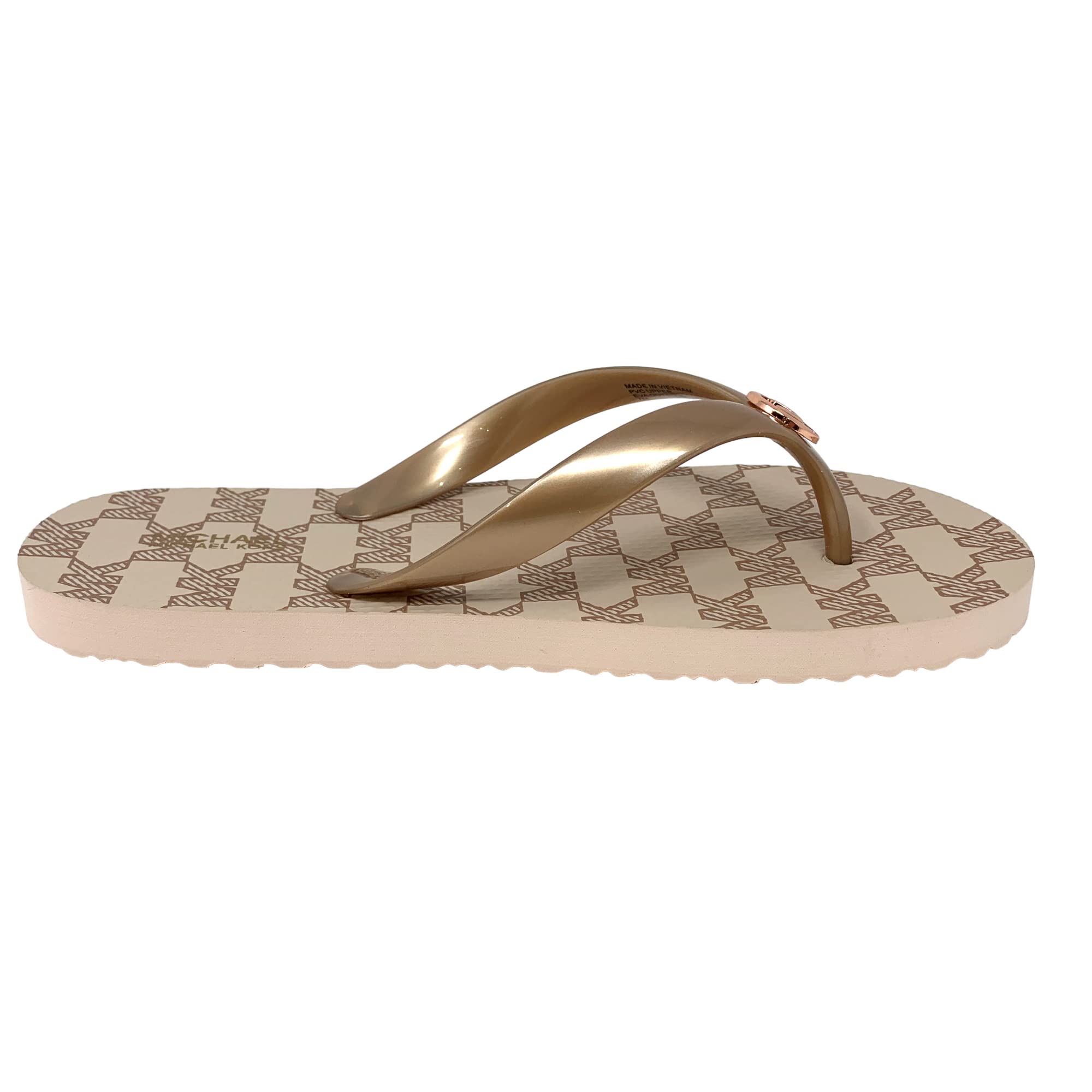 Michael Kors Flip-Flop Stripe EVA (Soft Pink/Rose Gold, us_footwear_size_system, adult, women, numeric, medium, numeric_11)