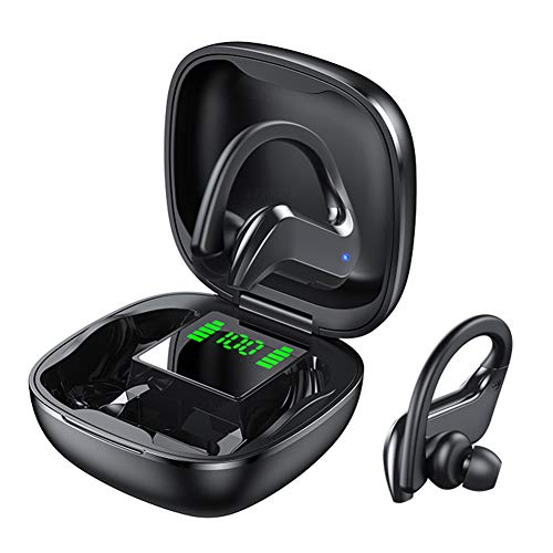 Lunjee TWS Wireless Headphones Bluetooth Earphones Noise Canceling Sports Waterproof Headset 9D Stereo Wireless Earbuds with Microphone