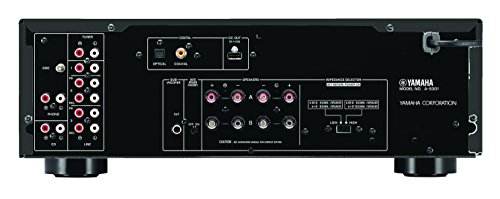 Yamaha A-S301BL Natural Sound Integrated Stereo Amplifier (Black)