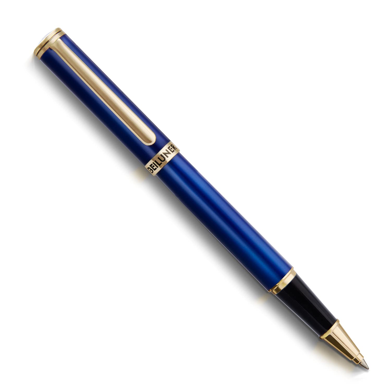 BEILUNER Luxury Rollerball Pen,24K Gold Trim,Noble and Elegant Designs,Schneider Ink Refill, Best Roller Ball Pen Gift Set for Men & Women, Professional, Executive Office, Nice Pens
