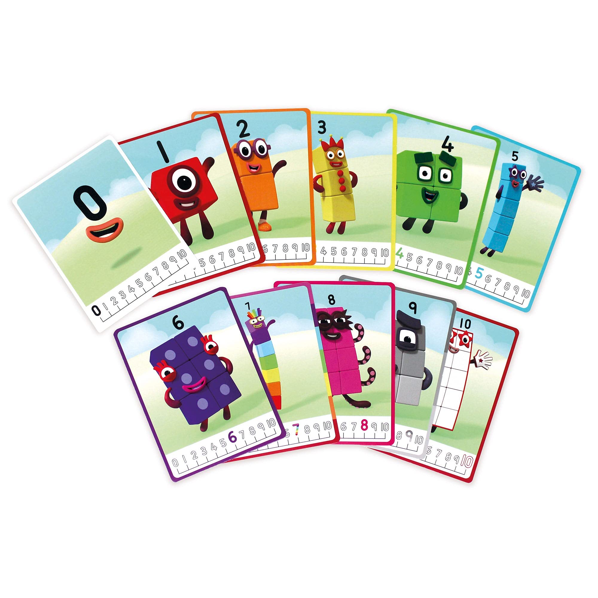hand2mind MathLink Cubes Numberblocks 1-10 Activity Set, 30 Preschool Learning Activities, Building Blocks for Toddlers 3-5, Counting Blocks, Linking Cubes, Math Counters for Kids, Educational Toys