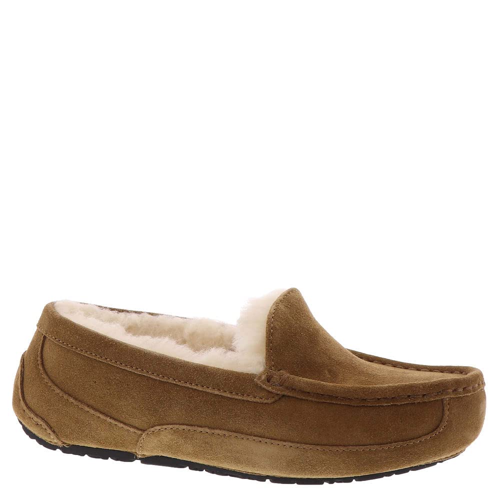 UGG Unisex-Child Ascot Slipper, Chestnut Suede, 3