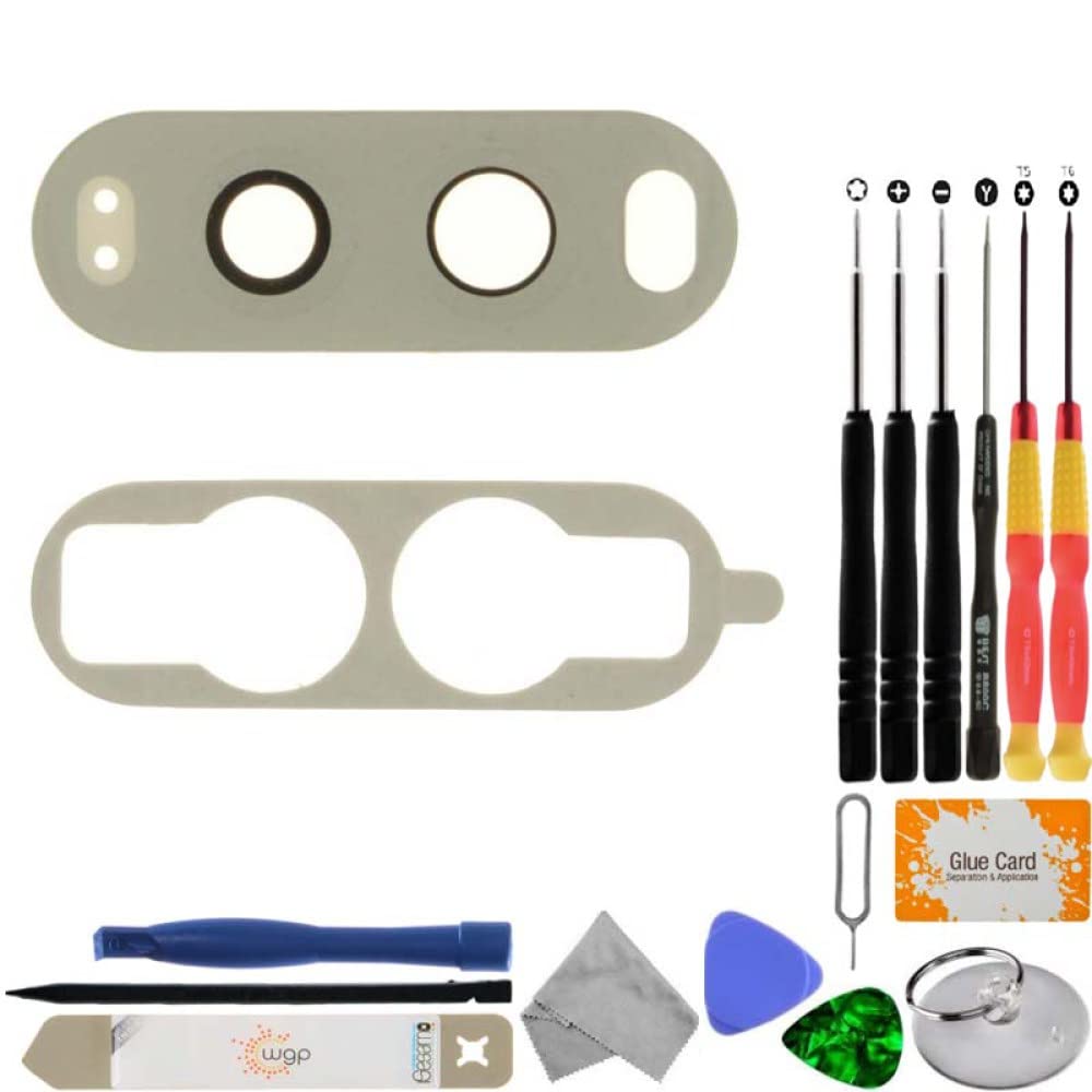 Glass Camera Lens (Back) for LG V20 (White) with Tool Kit