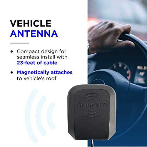 SiriusXM NGVA3 Magnetic Antenna Mount for Your Vehicle, Black