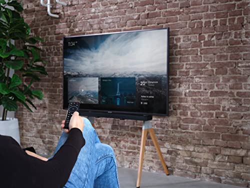 One For All Streamer Remote – Universal Remote Control for up to 3 Devices Infrared Controlled Streamer Boxes TVs and Sound bar – Learning Feature - Backlit Keys - Black – URC7935