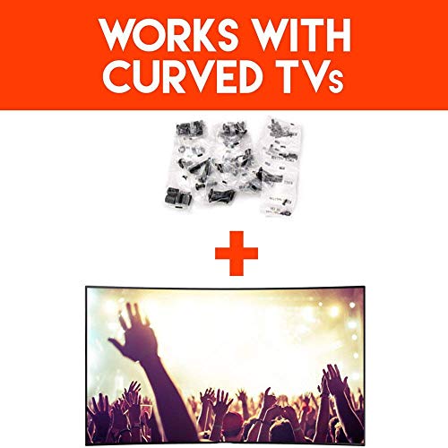 ECHOGEAR TV Mount Screws - Universal Hardware Pack Works Any TV Mount & All TVs Up to 80" Including Samsung, Vizio, LG, & More - Pack Contains M4, M5, M6, & M8 Replacement TV Mounting Screws