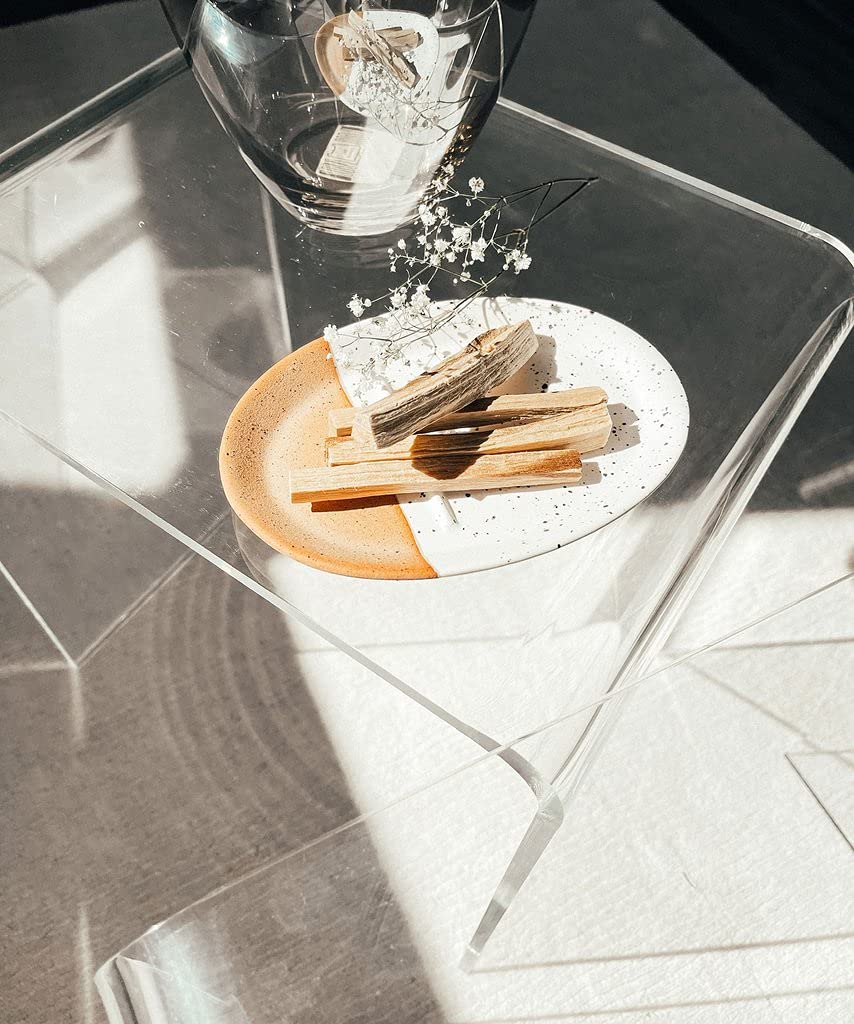 Bursera Terracotta Plate, Tree Planted with Every Order, Oval Smudging Plate for White Sage, Palo Santo Sticks, Decorative Plate, Smudge and Jewelry Plate