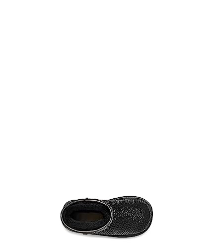 UGG Unisex-Child Classic Ii Gel Hearts Boot, Black, 12 Toddler