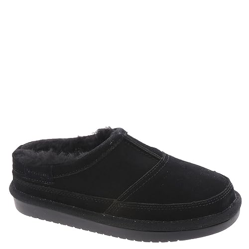 Koolaburra by UGG Kids' Braidee Slipper, Black, 5