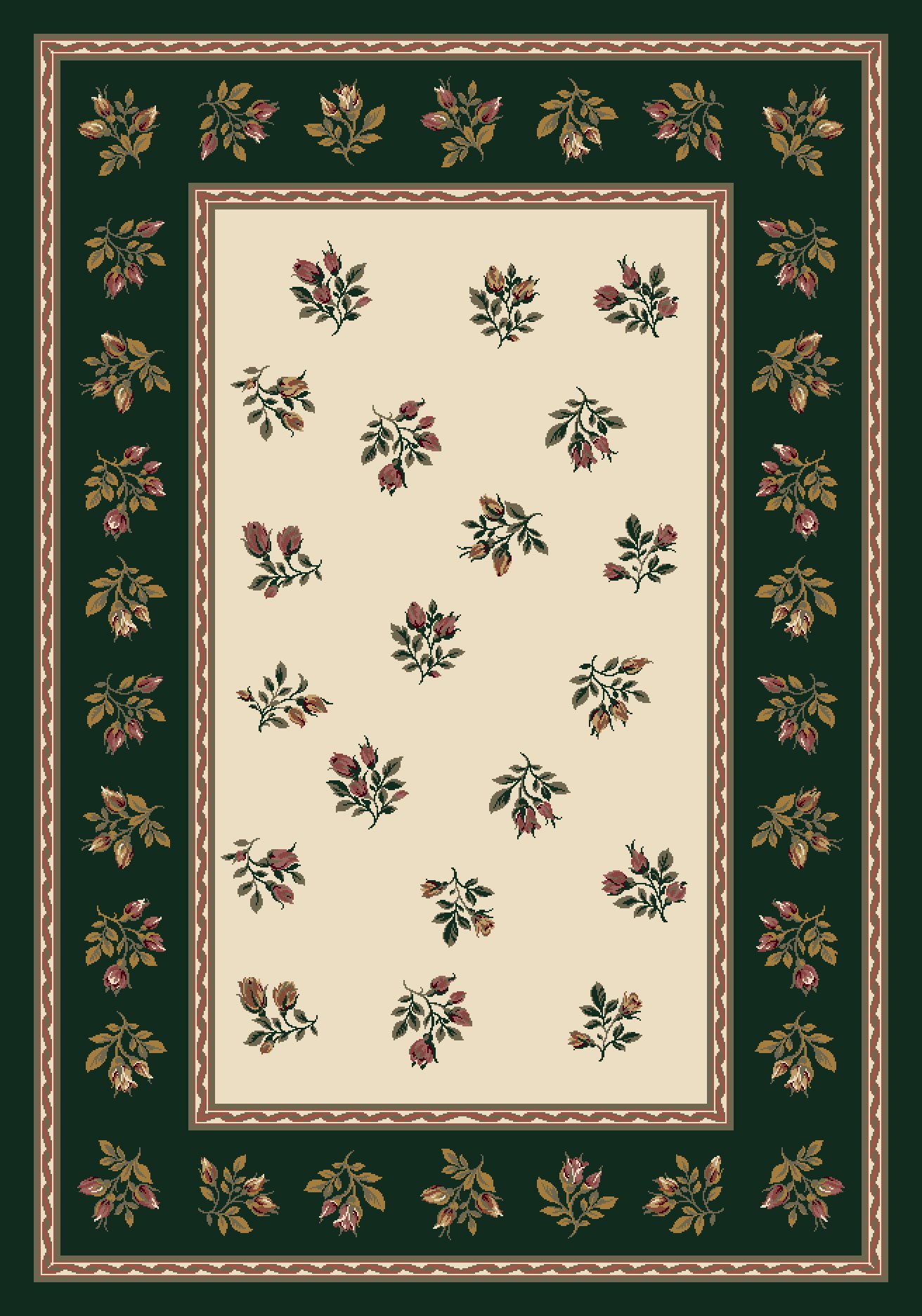 Signature Francesca Emerald Rug Rug Size: 2'1" x 7'8"