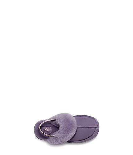 UGG Unisex-Child Funkette Slipper, Lilac Mauve, 4 Big Kid