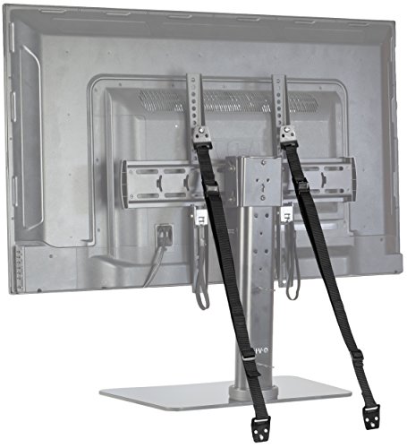 TV Anti-Tip Heavy Duty Dual Cable, Non Tipping Safety Strap Kit for Flat Screen and Furniture Mounting STAND-SK02