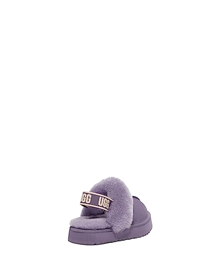 UGG Unisex-Child Funkette Slipper, Lilac Mauve, 4 Big Kid
