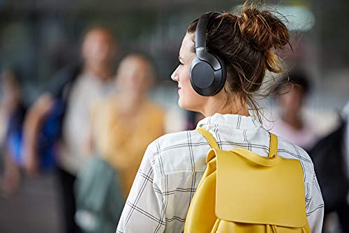 Philips Audio Performance TAPH805BK Bluetooth 5.0 Active Noise Cancelling Over-Ear Headphones with Google Assistant (Black) (Renewed)
