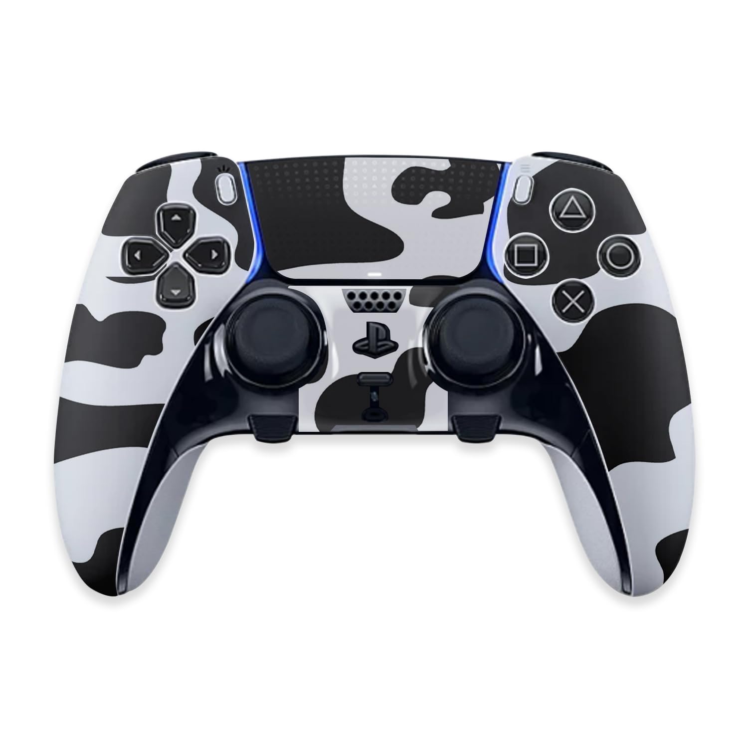MightySkins Skin Compatible with PS5 DualSense Edge Controller - Cow Print | Protective, Durable, and Unique Vinyl Decal wrap Cover | Easy to Apply & Change Styles | Made in The USA