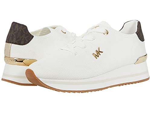 Michael Kors Monique Knit Trainer Optic White 9 M