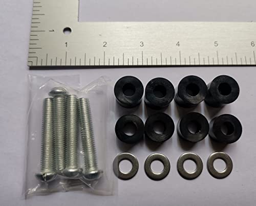 M8 Screws for Samsung TV M8x45mm TV Mounting Bolts Screws for Samsung TV with 25mm Long Spacers