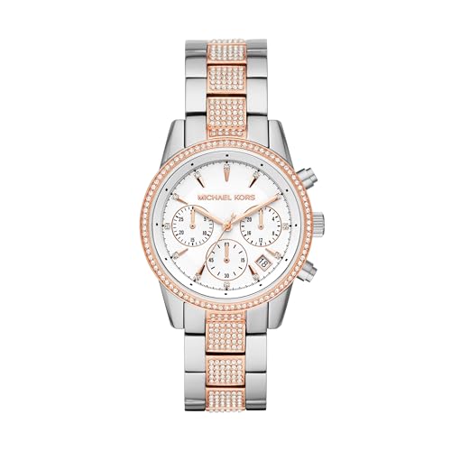 Michael Kors Ritz Chronograph Two-Tone Stainless Steel Women's Watch (Model: MK6651)