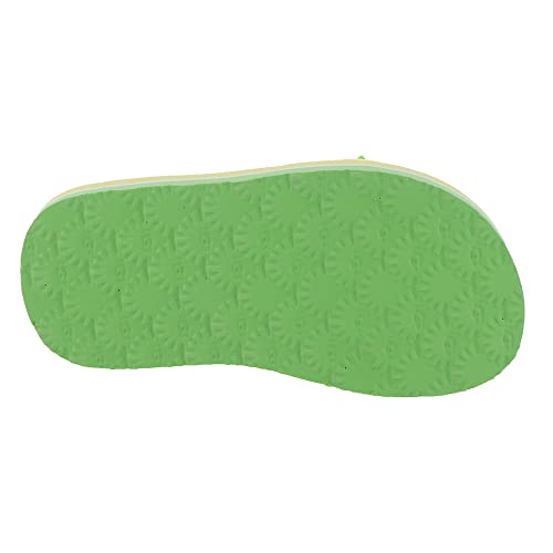 UGG Unisex-Child Zuma Sling Pineapple Stuffie Sandal, Pineapple-yellow, 10 Little Kid