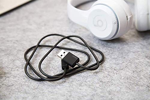 Replacement Micro USB Charging Charger Power Supply Cable Compatible with for Beats by Dr Dre Studio Solo Powerbeats 3 2.0 Wireless Headphone and Pill Speakers (USB-B)