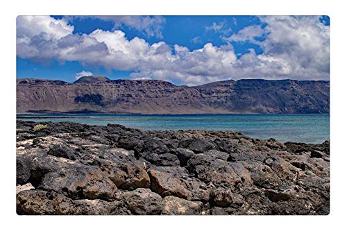 LESGAULEST Doormat Floor Rug/Mat (23.6 x 15.7 inch) - Playa Francesca La Graciosa Canary Islands Spain 1