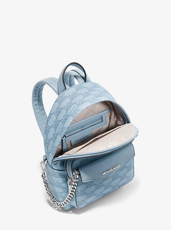 Michael Kors Maisie Extra-Small Logo 2-in-1 Backpack (Pale blue)