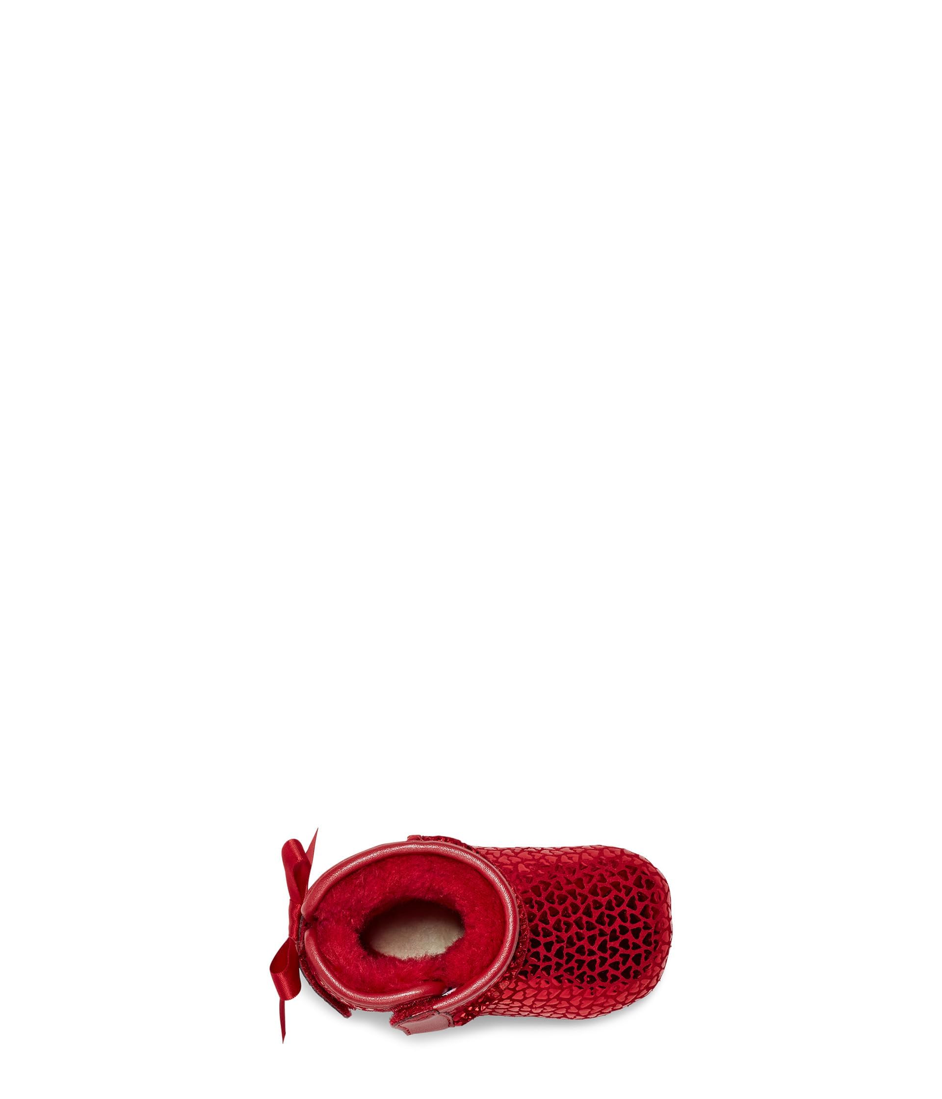 UGG Unisex-Baby Jesse Bow Ii Gel Hearts Boot, Red, 2-3 Infant