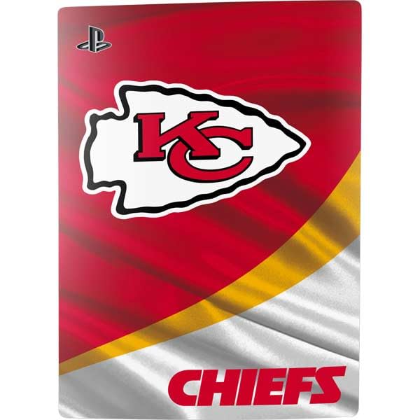 Skinit Decal Gaming Skin Compatible with PS5 Bundle - Officially Licensed NFL Kansas City Chiefs Design