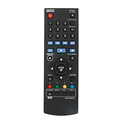 New AKB73896401 Replace Remote for LG BLU RAY DISC DVD Player BP135 BP145 BP155 BP175 BP255 BP300 BP335W BP340 BP350 BPM25 BPM35 UP870 UP875 BP550