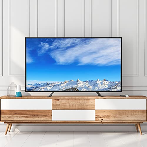 WALI Universal TV Stand Tabletop, for Most 23 to 42 inch LCD Flat Screen TV, VESA up to 400x300mm (TVS002), Black