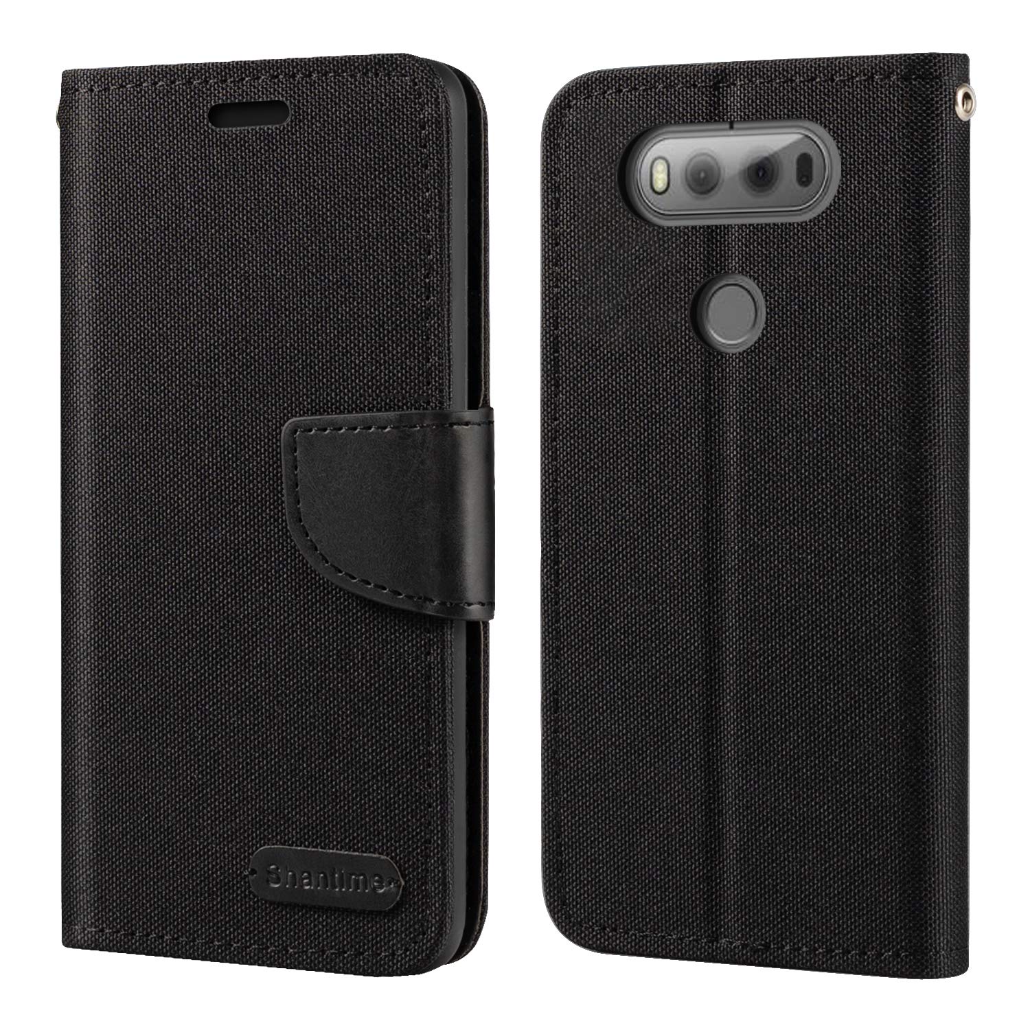 LG V20 H990DS Case, Oxford Leather Wallet Case with Soft TPU Back Cover Magnet Flip Case for LG V20 H990DS