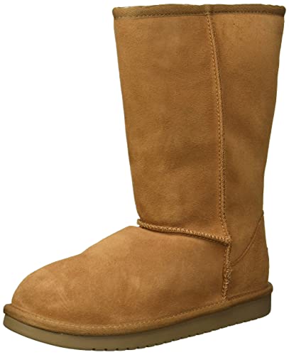 Koolaburra by UGG Girl's K KOOLA Tall Fashion Boot, Chestnut, 04 Medium US Big Kid