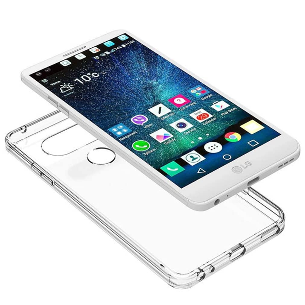 Clear Case Compatible with LG V20 Model - Skin Scratch Resistant Drop-Proof Protective Hybrid