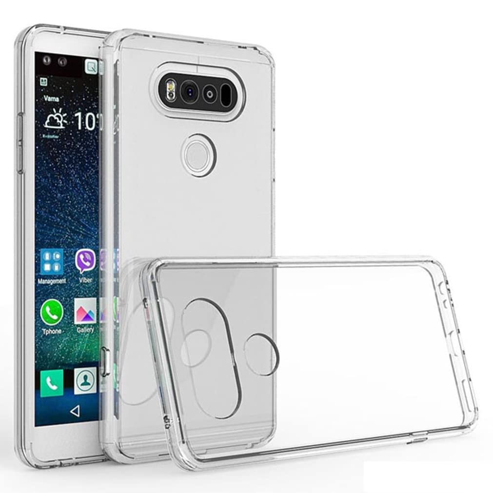 Clear Case Compatible with LG V20 Model - Skin Scratch Resistant Drop-Proof Protective Hybrid