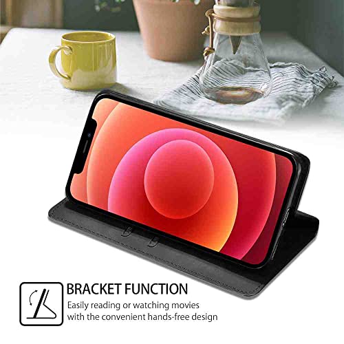 BANLEI2U Phone Cover Wallet Folio Case for LG V20 Mini, Premium PU Leather Slim Fit Cover, Anti Shock, Black