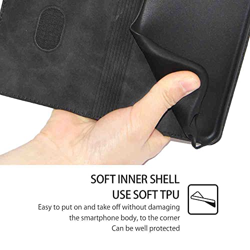 BANLEI2U Phone Cover Wallet Folio Case for LG V20 Mini, Premium PU Leather Slim Fit Cover, Anti Shock, Black