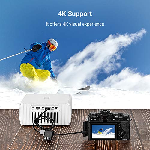 SMALLRIG Ultra-Slim 4K HDMI Adapter Cable, Female HDMI Type A to Male Micro-HDMI Type D, 4K@60HZ, for Sony A7R IV A7RIII A7III A7II A7RII / for Fujifilm X-T2 X-T3 - 3021