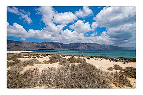 LESGAULEST Doormat Floor Rug/Mat (23.6 x 15.7 inch) - Playa Francesca La Graciosa Canary Islands Spain