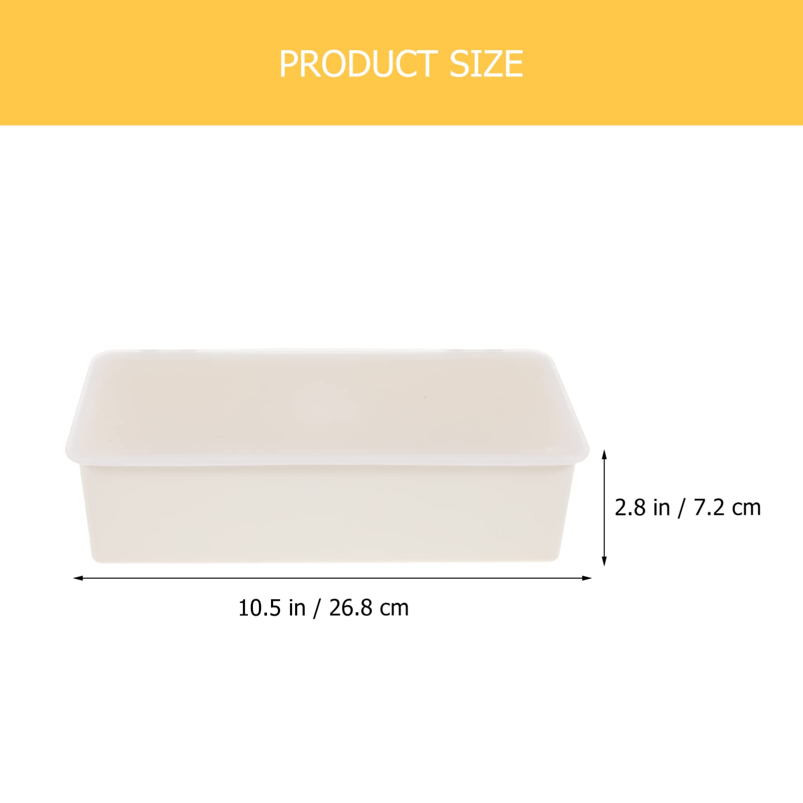 Cabilock Flatware Storage Trays with Lid and Drainer Kitchen Chopsticks Storage Case Utensil Holder Cutlery Box Container Home Supplies