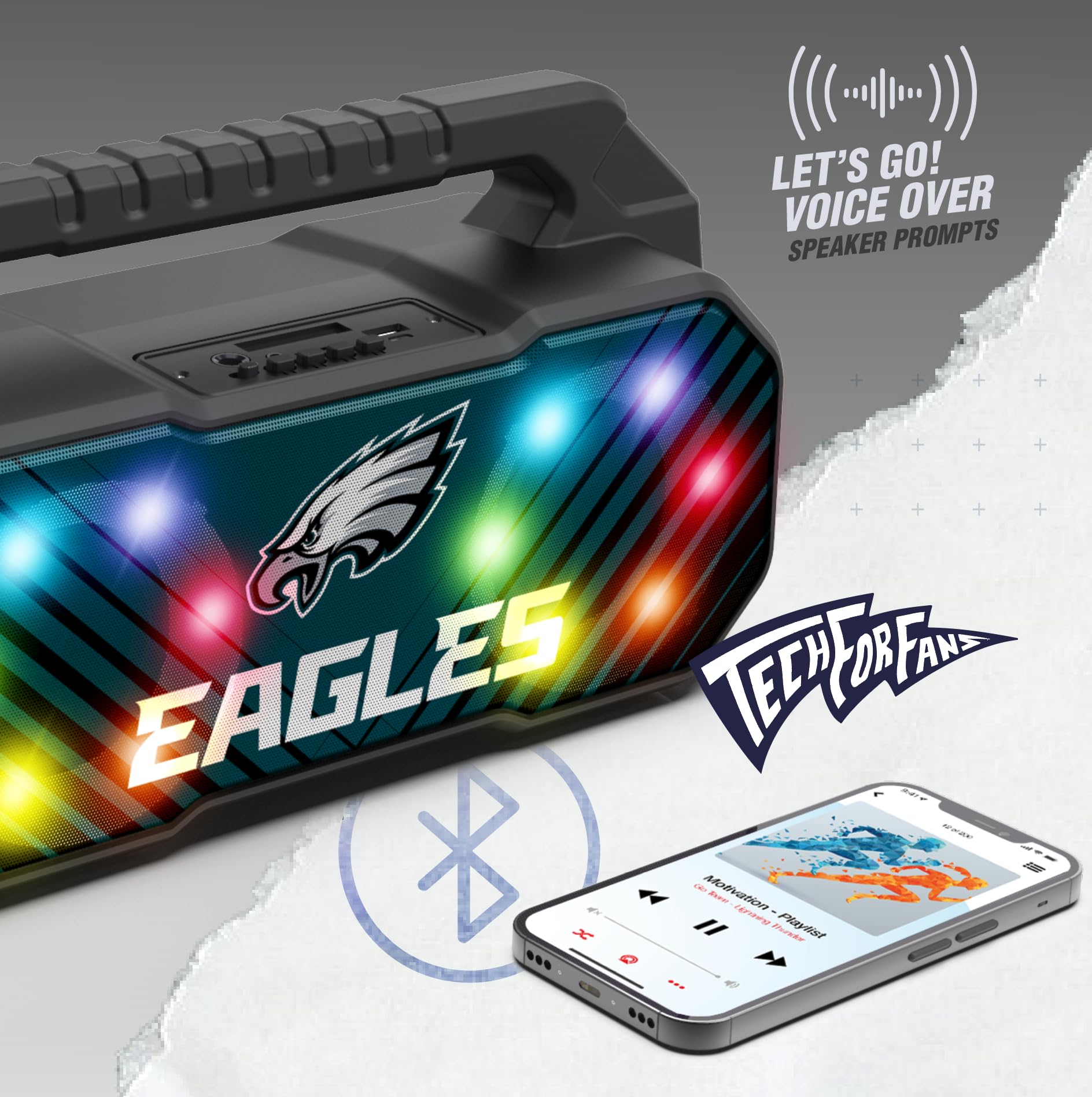 SOAR NCAA Wireless Boombox Speaker, Florida State Seminoles