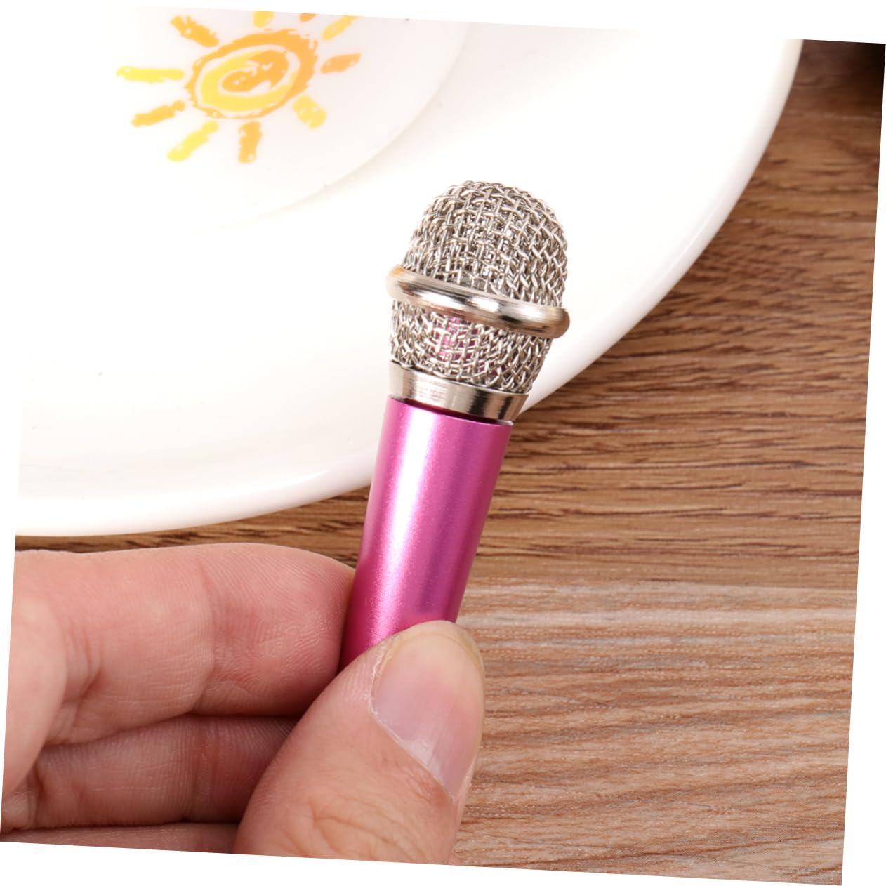 VICASKY Lightweight Mini k Song Artifact Portable Micphone for Phone Pc Headset Random Color