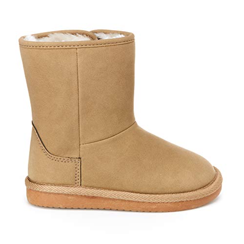 Simple Joys by Carter's Kids Kai Winter Boot Fashion, Khaki Tan, 4 US Unisex Toddler