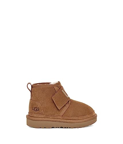 UGG Unisex-Child Neumel Graphic Boot, Chestnut, 12 Toddler