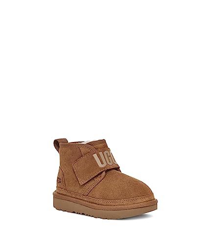 UGG Unisex-Child Neumel Graphic Boot, Chestnut, 12 Toddler