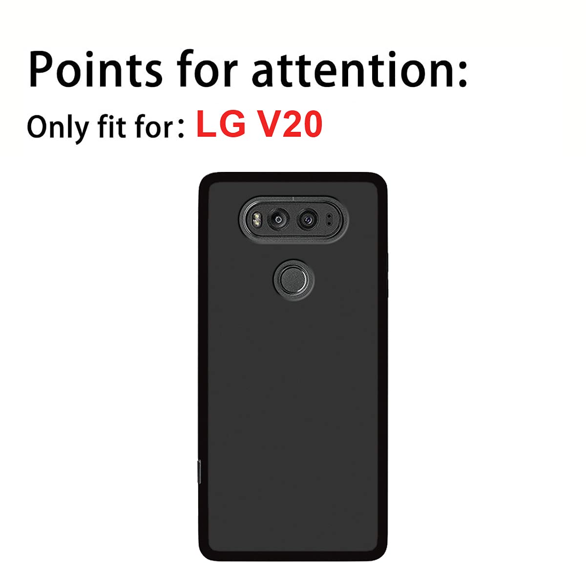 WOWTIFY Custom Phone Case for LG V20, Personalized Photo Phone Cases Customized Gift for Birthday Xmas Valentines Friends Her Him, Protective Huawei P30 Black Case