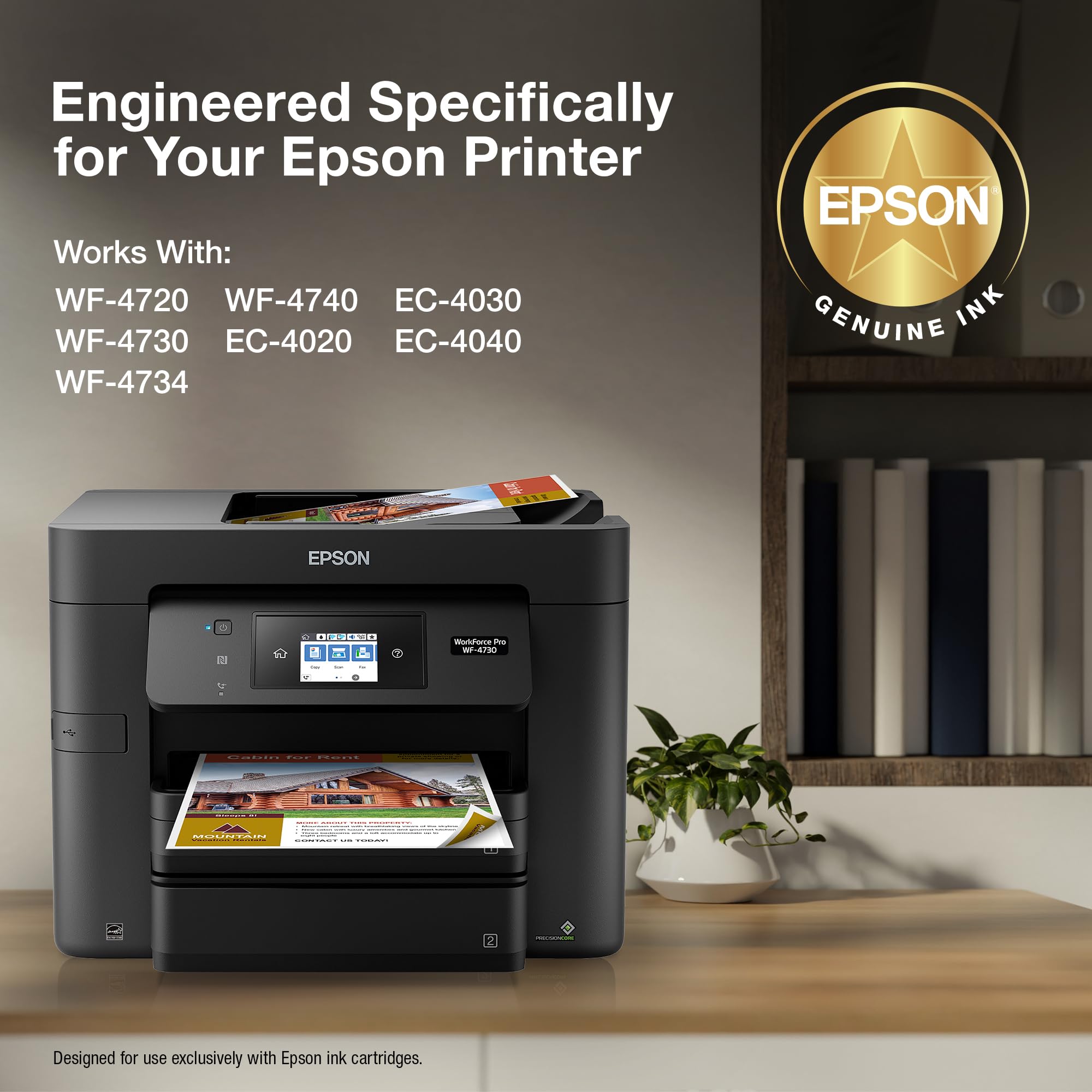 EPSON T802 DURABrite Ultra -Ink Standard Capacity Black & Color -Cartridge Combo Pack (T802120-BCS) for select Epson WorkForce Pro Printers