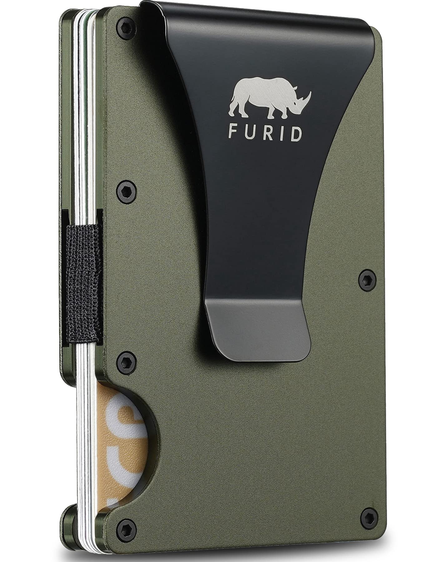 Wallet for Men, Slim Metal Wallet with Money clip, Minimalist Wallet For Men, Credit Card Holder Wallets for Men GiftâŚ