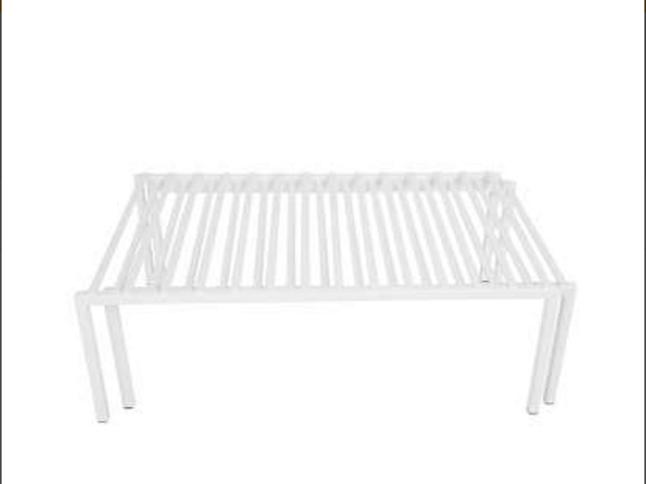 Shelf Organizer 4 Piece - Extendable - White- Smart Design