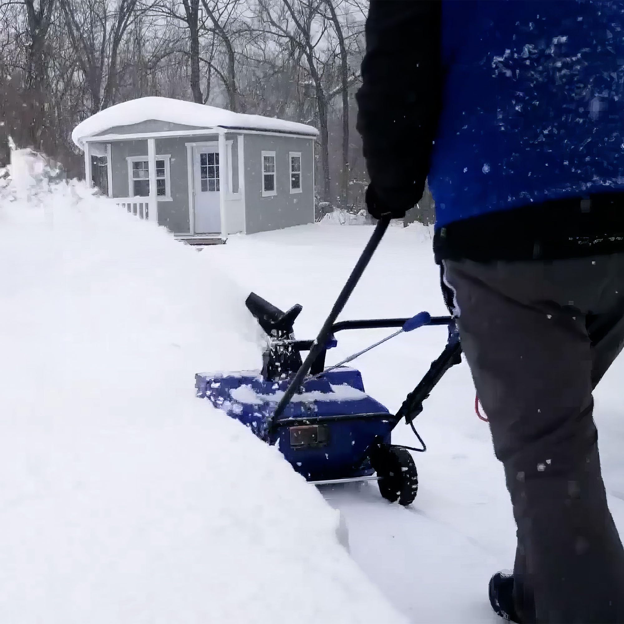 Snow Joe 15-Amp Electric Snow Blower, 22-Inch, Dual LED Lights, Bonus Cover Included
