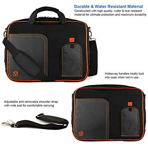 Laptop Tablet Shoulder Bag Sleeve Travel Briefcase 12 Inch for Samsung Galaxy Tab S9+/S8+/S7+/S7 FE, HP Envy x2 LTE, Surface Go 4, iPad Pro 11/Air 10.9